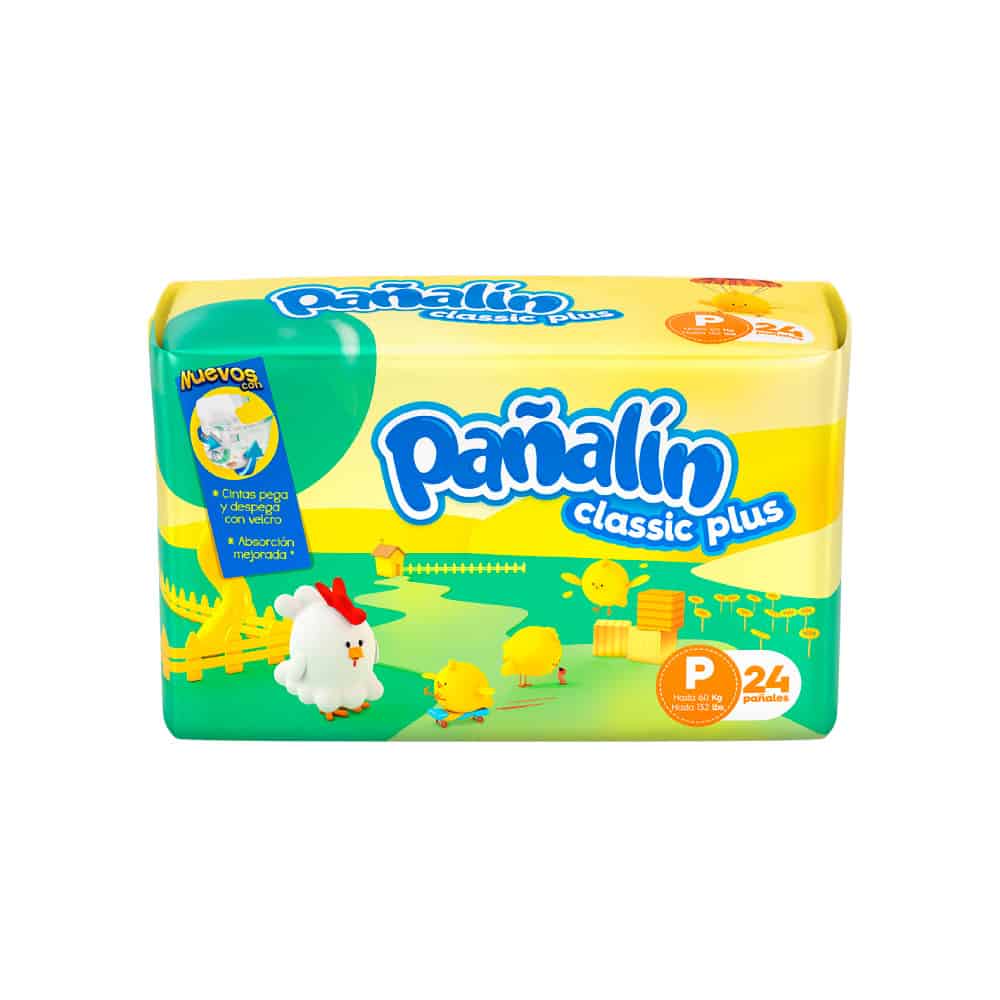 Pañal Pañalín Classic Plus P x 24 - Peque Ayuda