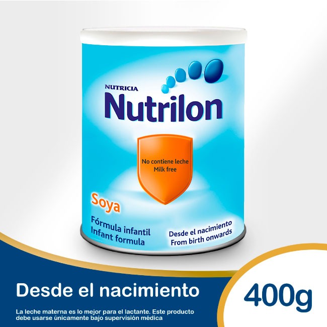 Nutrilon ® SOYA, Formula infantil, Lata de 400g (4 unidades) - Peque Ayuda
