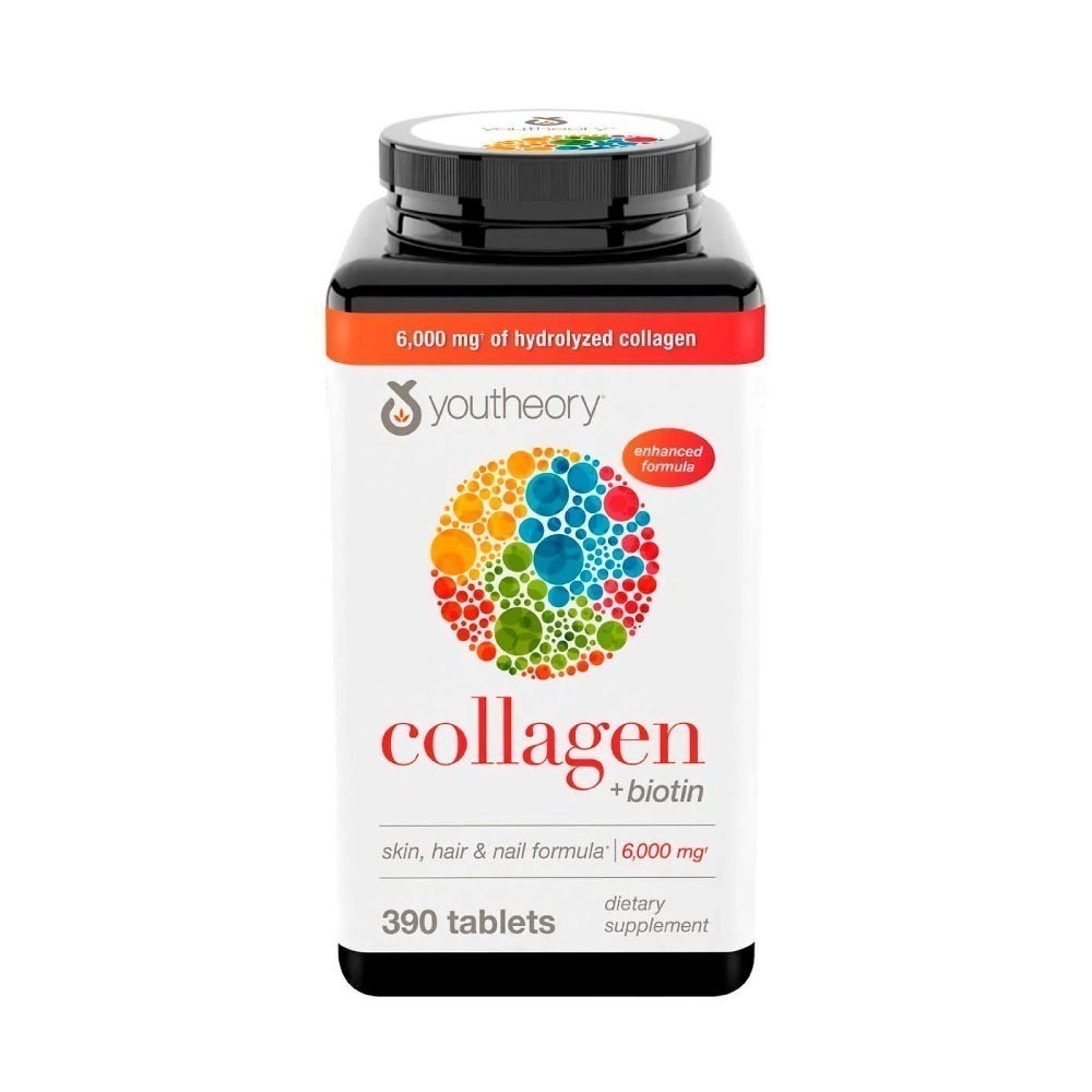 Colágeno Collagen Advance Formula Youtheory x 390 Tabletas - Peque Ayuda