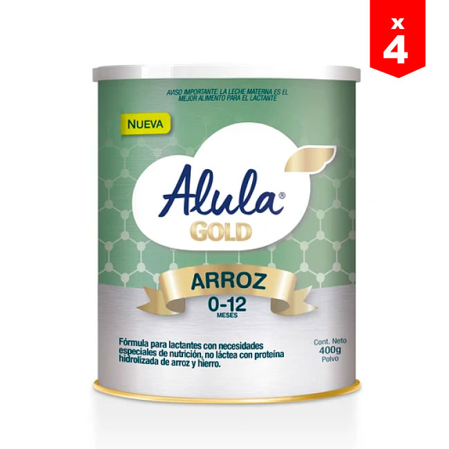 Alula Gold Arroz 400g (4 unidades) - Peque Ayuda