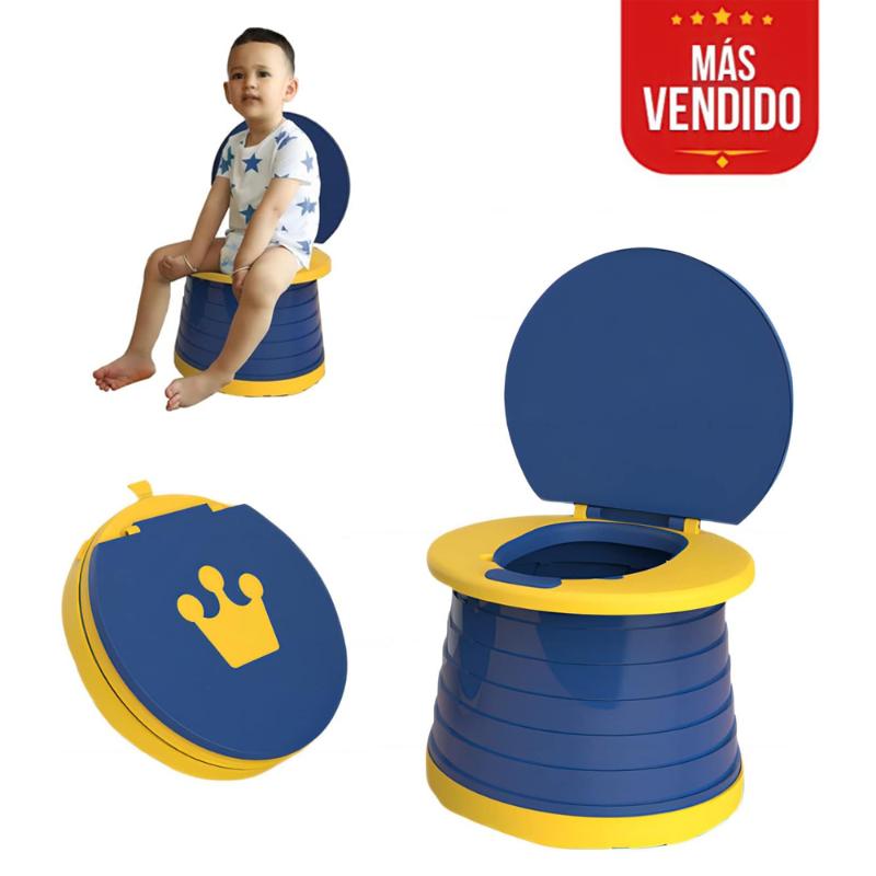 Inodoro Plegable Azul (Vasenilla) Úpale - Peque Ayuda