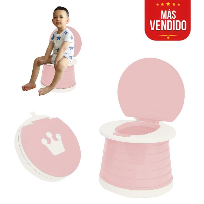 Inodoro Plegable Rosa (Vasenilla) Úpale - Peque Ayuda