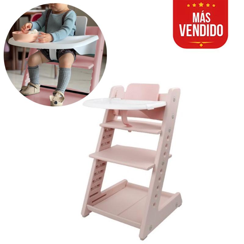 Silla de Comer Crece HA-027 Rosa Úpale - Peque Ayuda