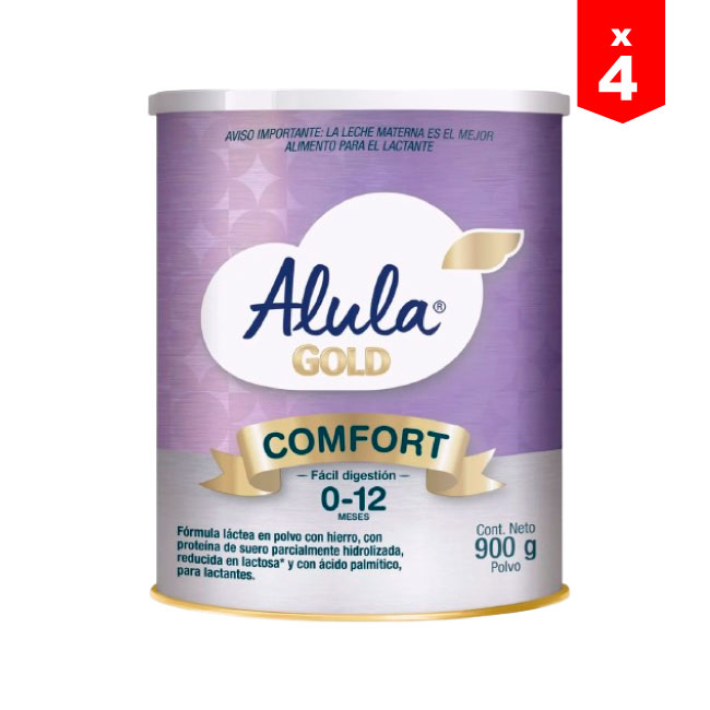 Alula Gold Comfort 900g (4 unidades) - Peque Ayuda