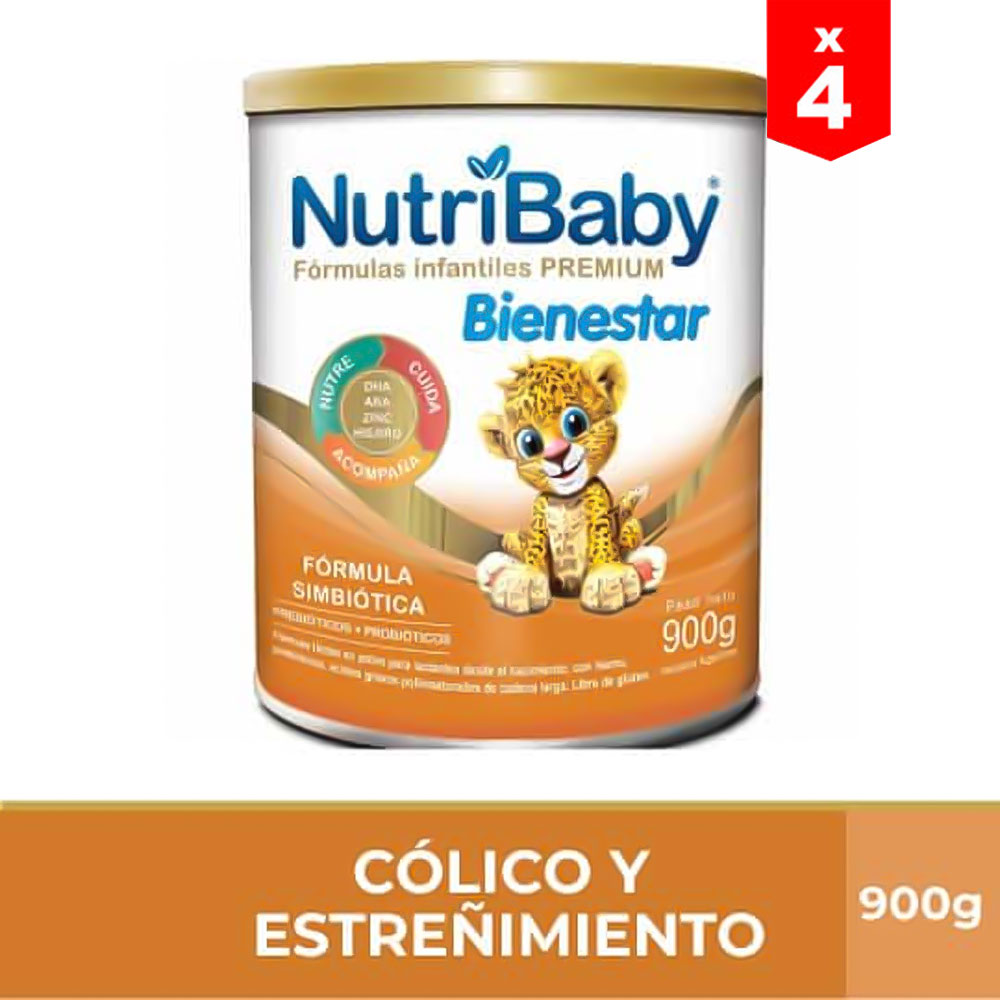 Nutribaby Bienestar 900g (4 unidades) - Peque Ayuda
