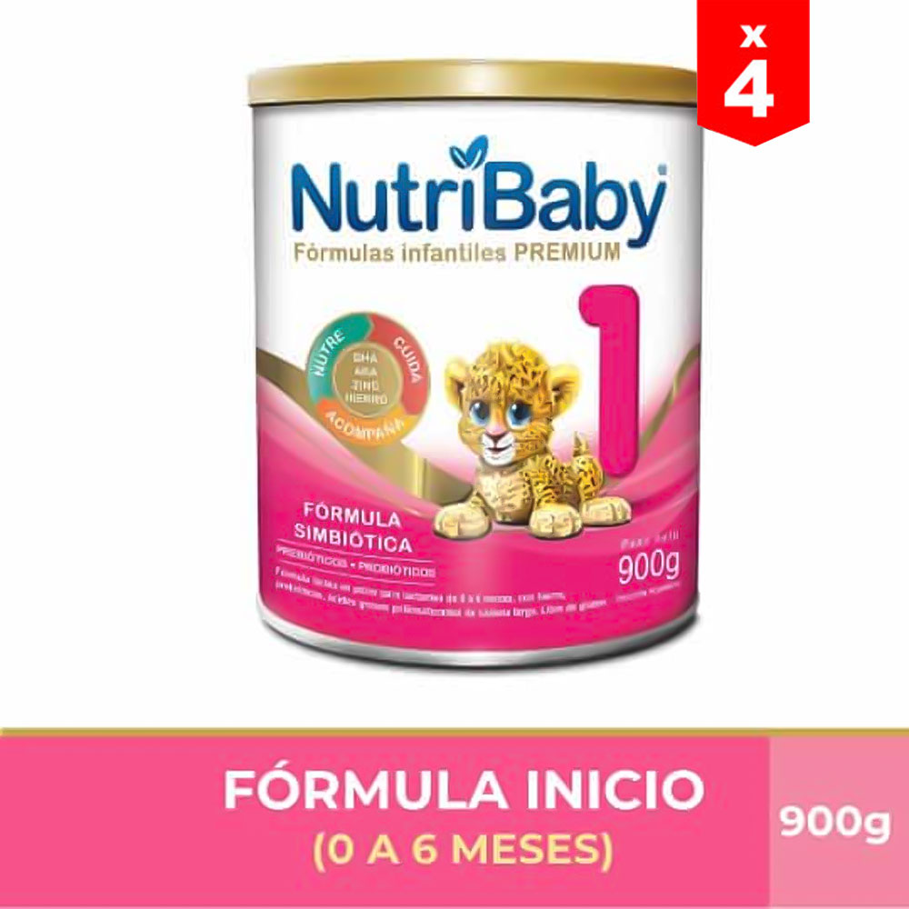 Nutribaby Fase 1 900g (4 unidades) - Peque Ayuda