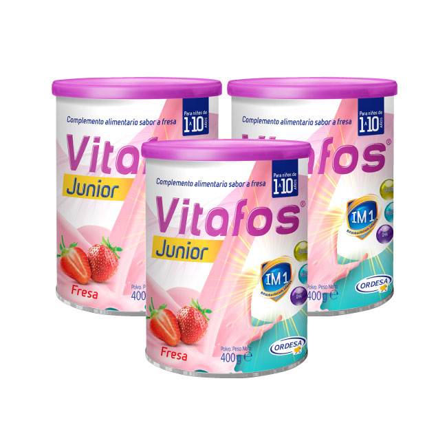 Vitafos Junior Fresa x 400g (PAGA 2 LLEVA 3) - Peque Ayuda