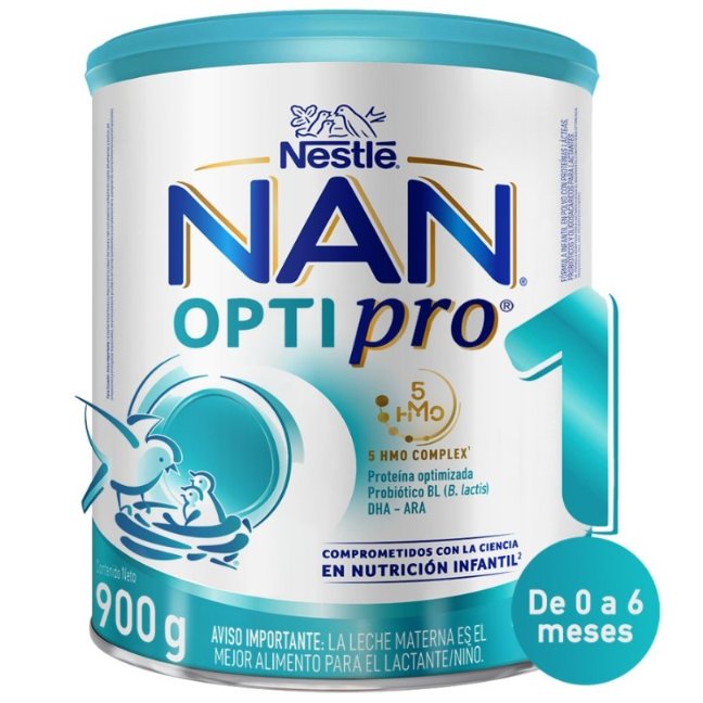 NAN® PRO HMO Fórmula Infantil Etapa 1 Lata x 900g - Peque Ayuda