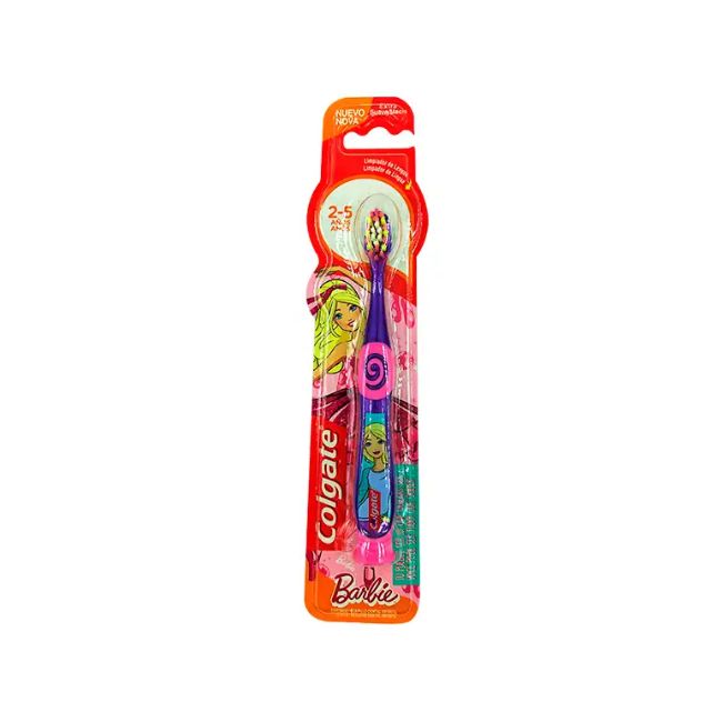 Cepillo Colgate Smiles 2-5 años Barbie Azul - Peque Ayuda
