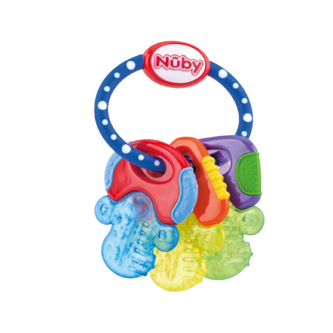 Masticador Nuby #8555 Llaves 3m+ Azul - Peque Ayuda