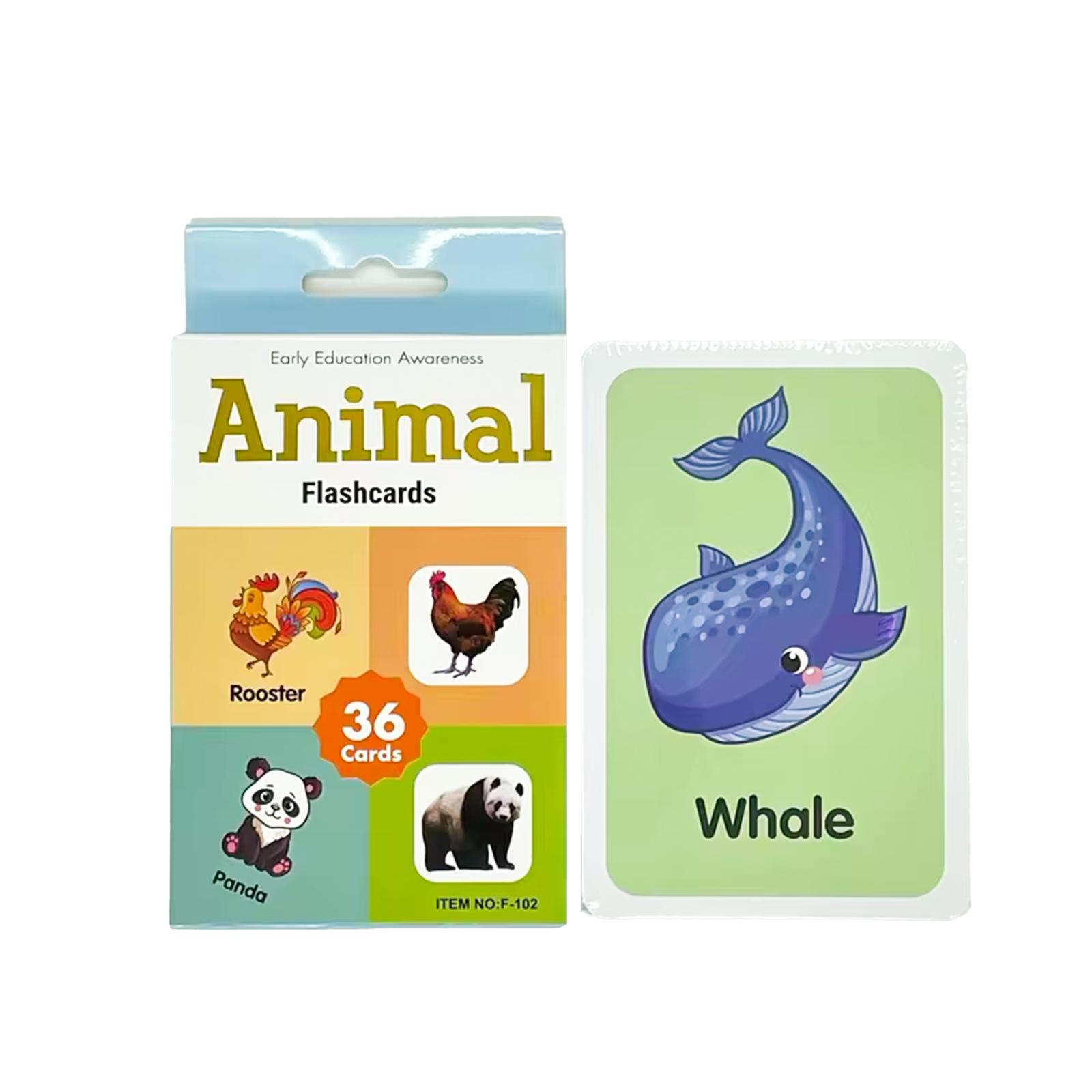 Flashcards o Tarjetas de Memoria Animales x 36 Úpale - Peque Ayuda