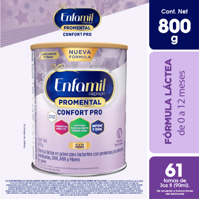 Fórmula Infantil Enfamil Confort Pro Etapa 1- Lata de 800g - Peque Ayuda