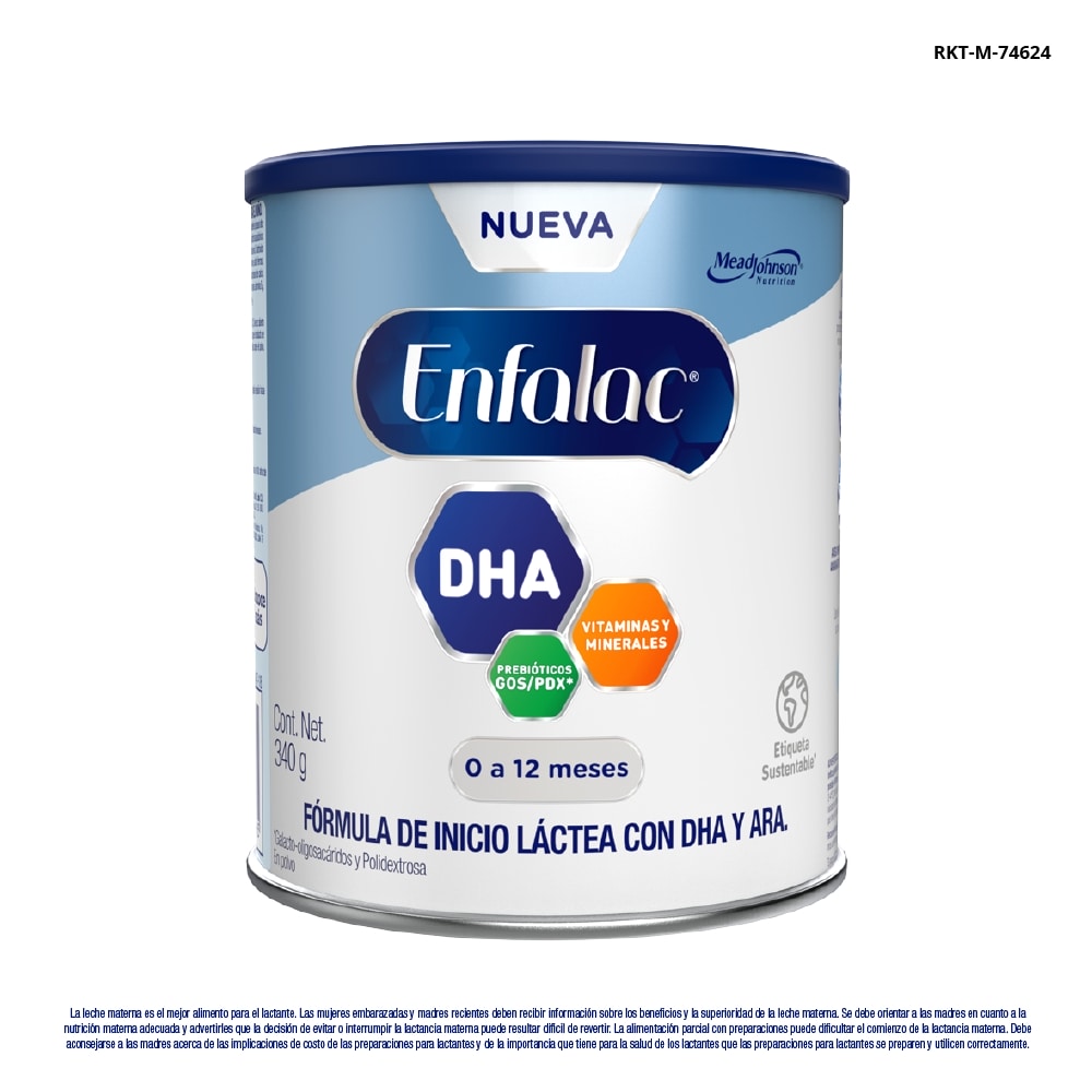 Enfalac ® Fórmula De Inicio Láctea Con DHA y ARA 340 Gramos - Peque Ayuda