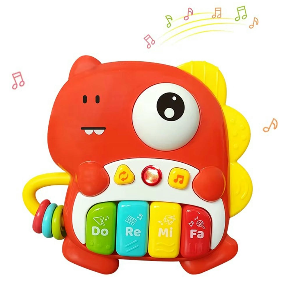 Piano Musical para Bebés Dino Rojo Úpale - Peque Ayuda