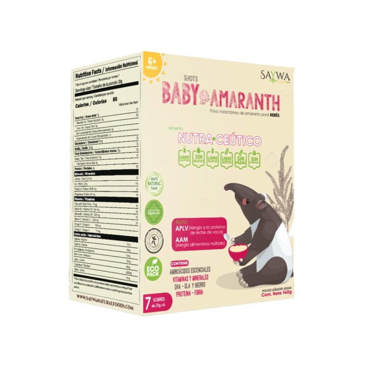 Baby Amaranth Polvo Nutricional 140g 6m+ - Peque Ayuda